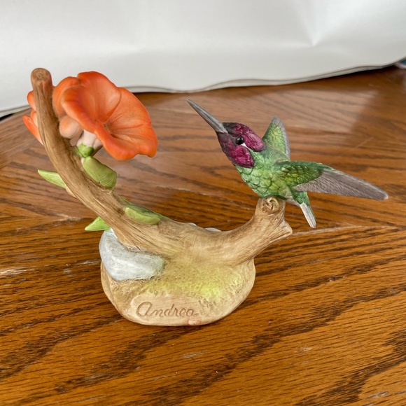 Andrea By Sadek | Accents | Annas Hummingbird Figurine 7683 By Andrea ...